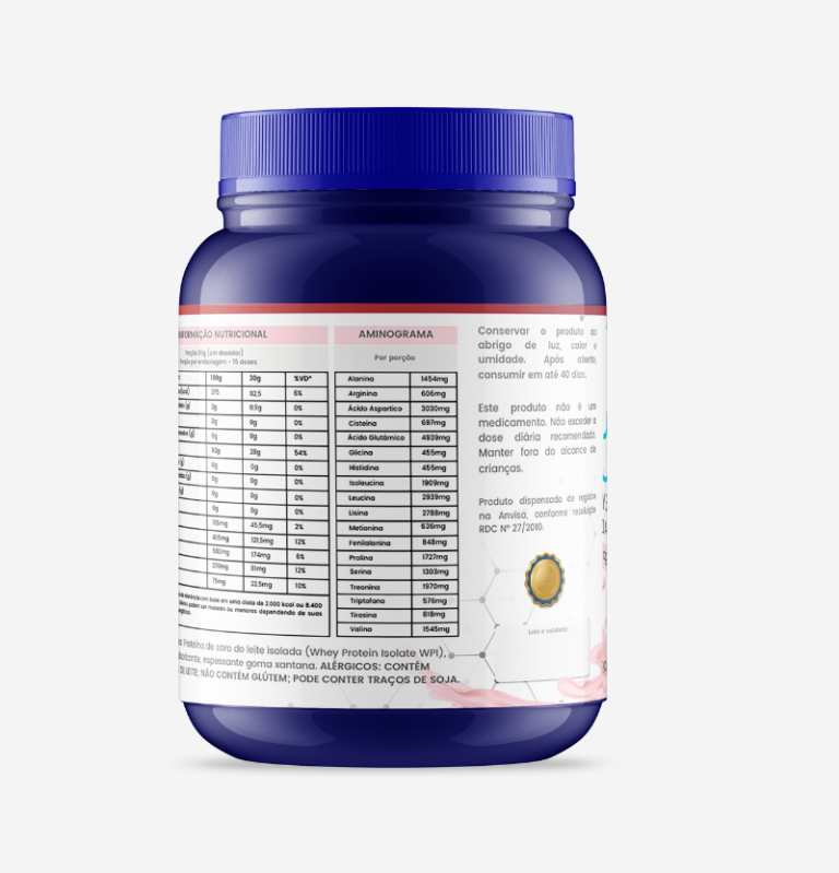Whey Protein Isolado – Muscle Guard Morango – Tuff Labs